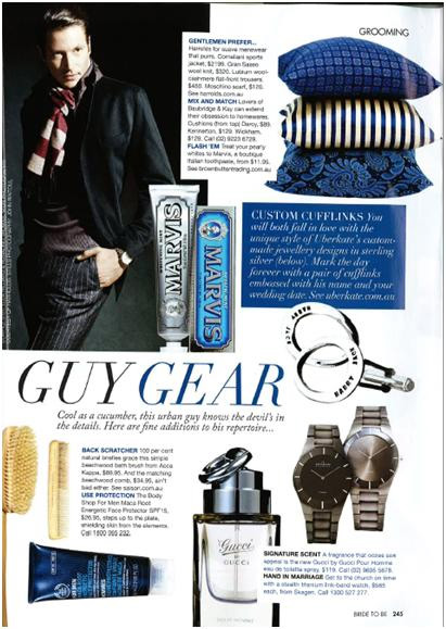 Bride to be Magazine – Marvis Australia